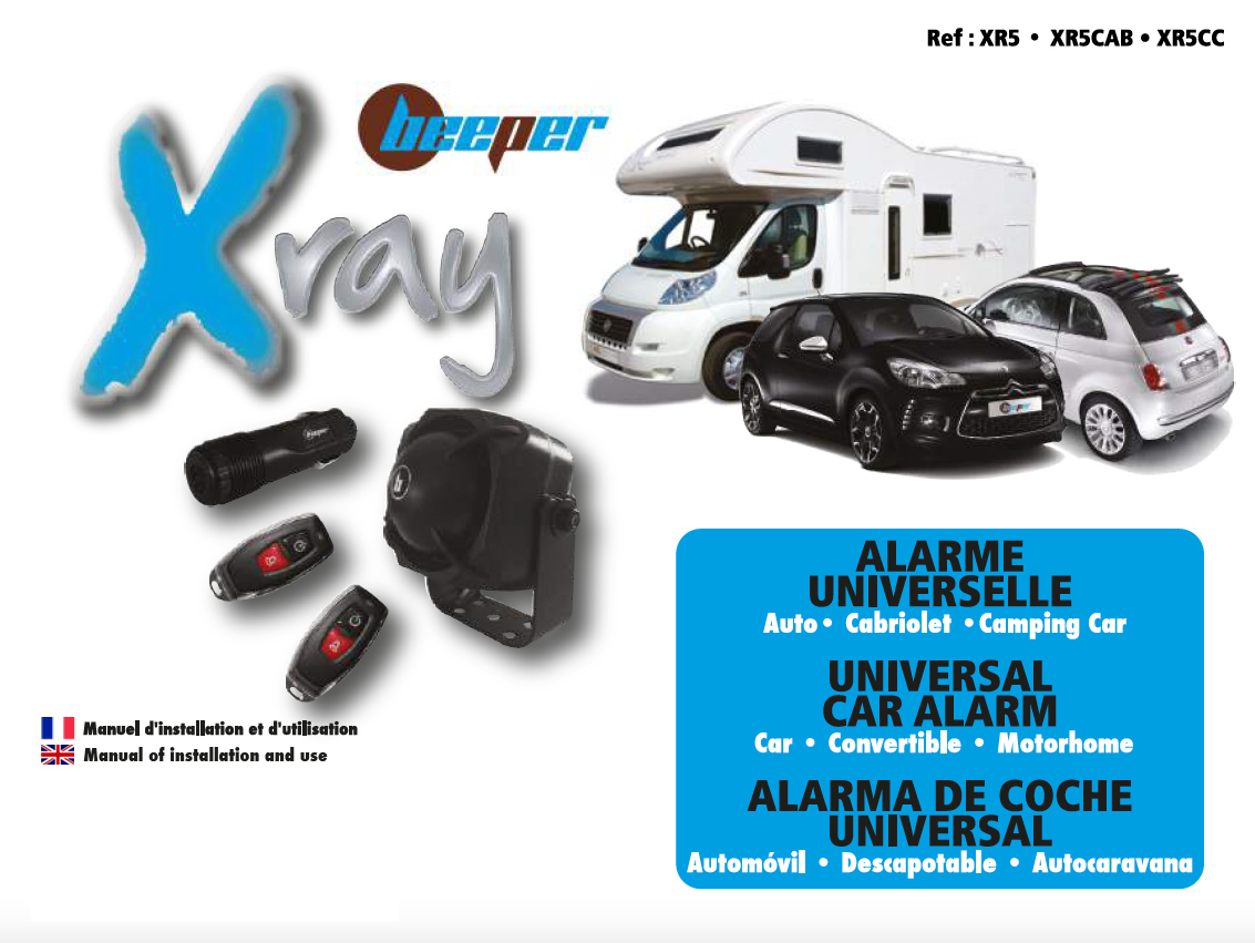 Alarme universelle pour véhicules utilitaires Option Sans module anti ...